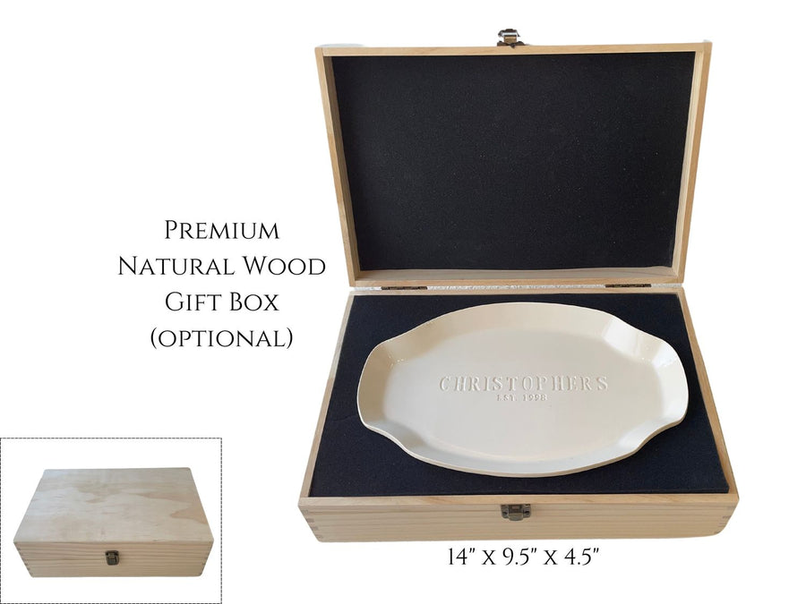 Personalized Platter - Housewarming or Wedding Platter - Handmade