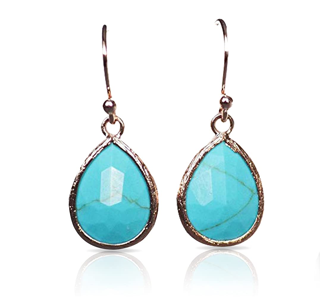Turquoise earrings, December Birthstone Gift, December Birthstone earr