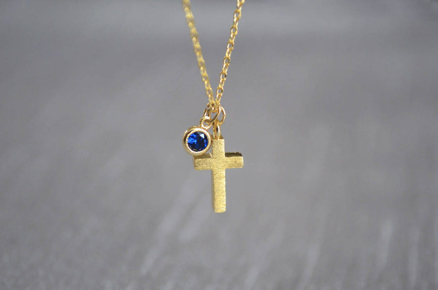 Cross Necklace, Baptism Gift, First Communion Gift, Confirmation Gift ...